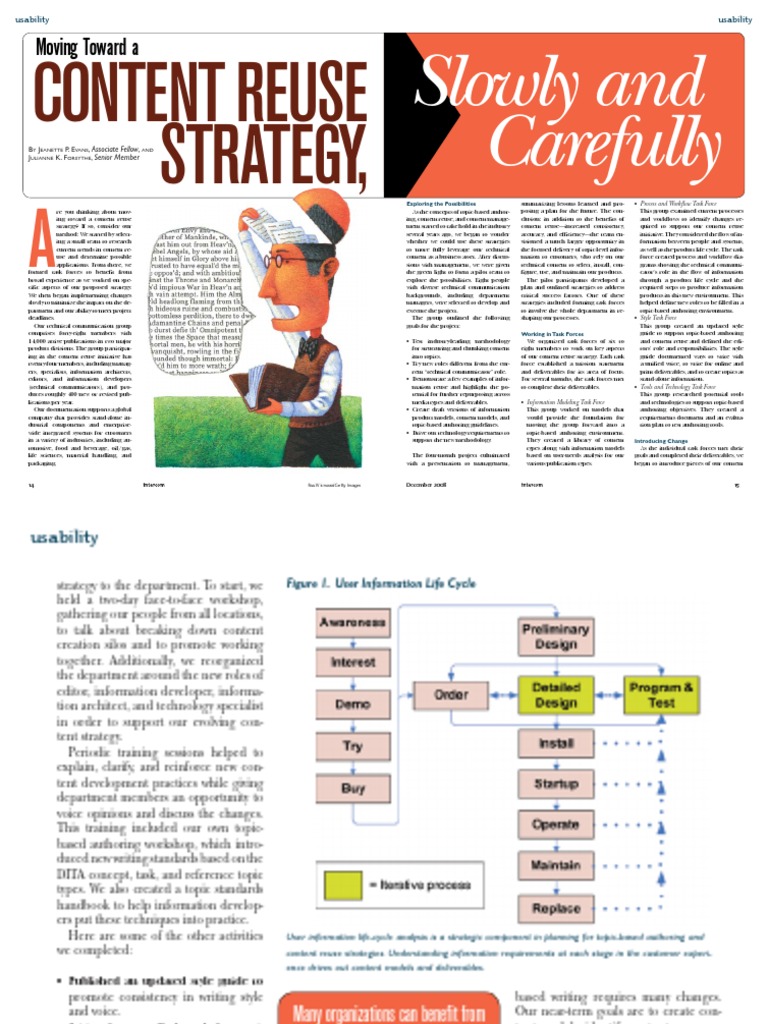 Moving Toward A Content Reuse Strategy | PDF | Technical Communication ...