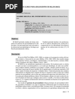 Test de Maci Cuadernillo | PDF
