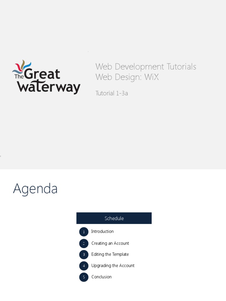 Web Development Tutorials Web Design: Wix: Tutorial 1-3A | PDF ...