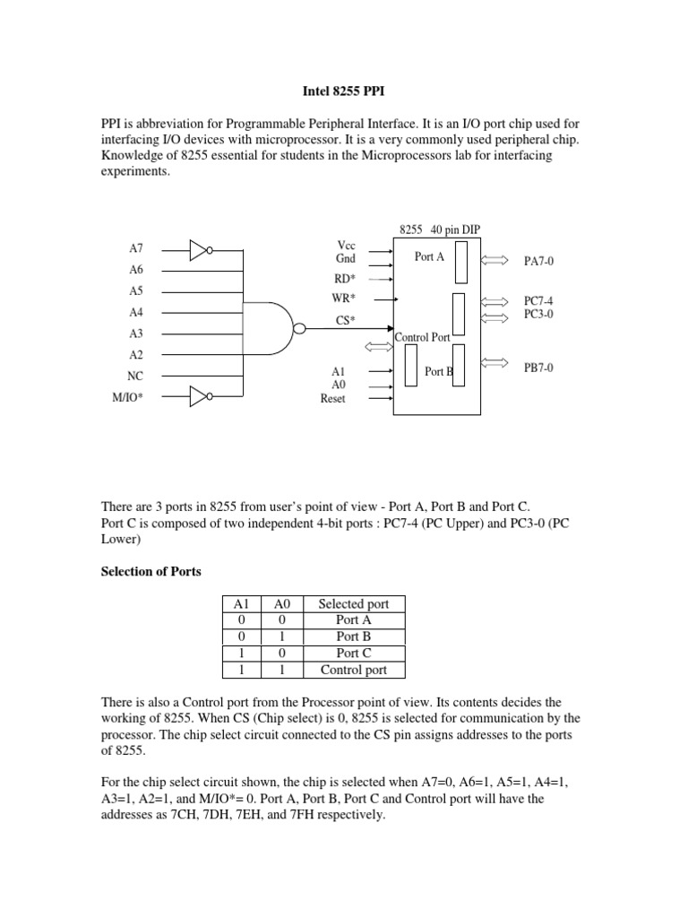 8255 Ppi Examples | PDF | Computer Engineering | Computing