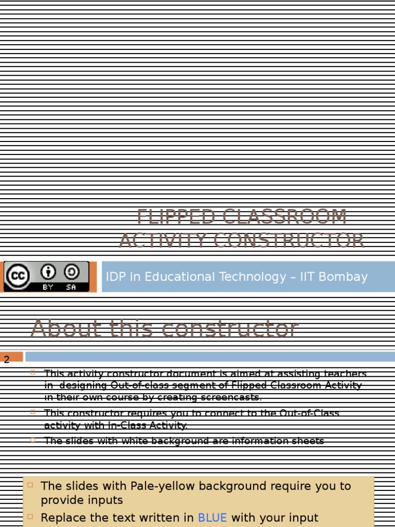 Flipped Classroom Activity Guide | PDF | Educational Technology ...