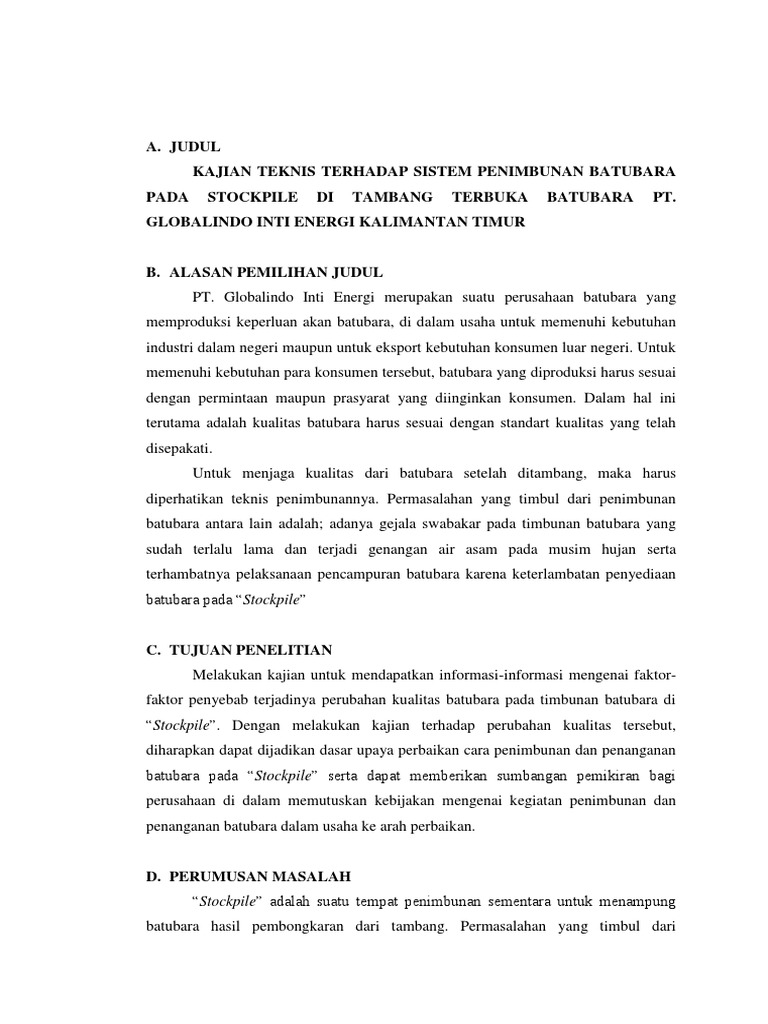 Draft Ta Stockpile | PDF