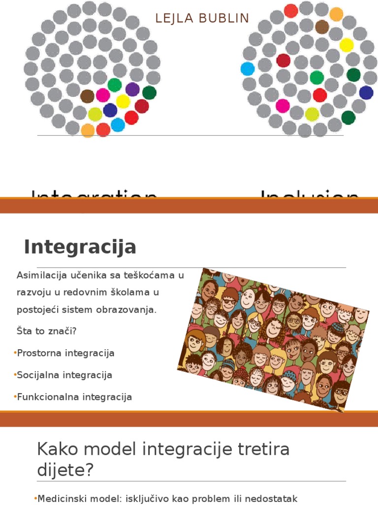 Integracija I Inkluzija | PDF