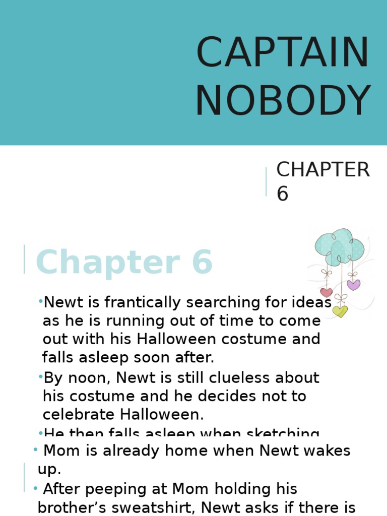 Chapter 6 Captain Nobody | PDF