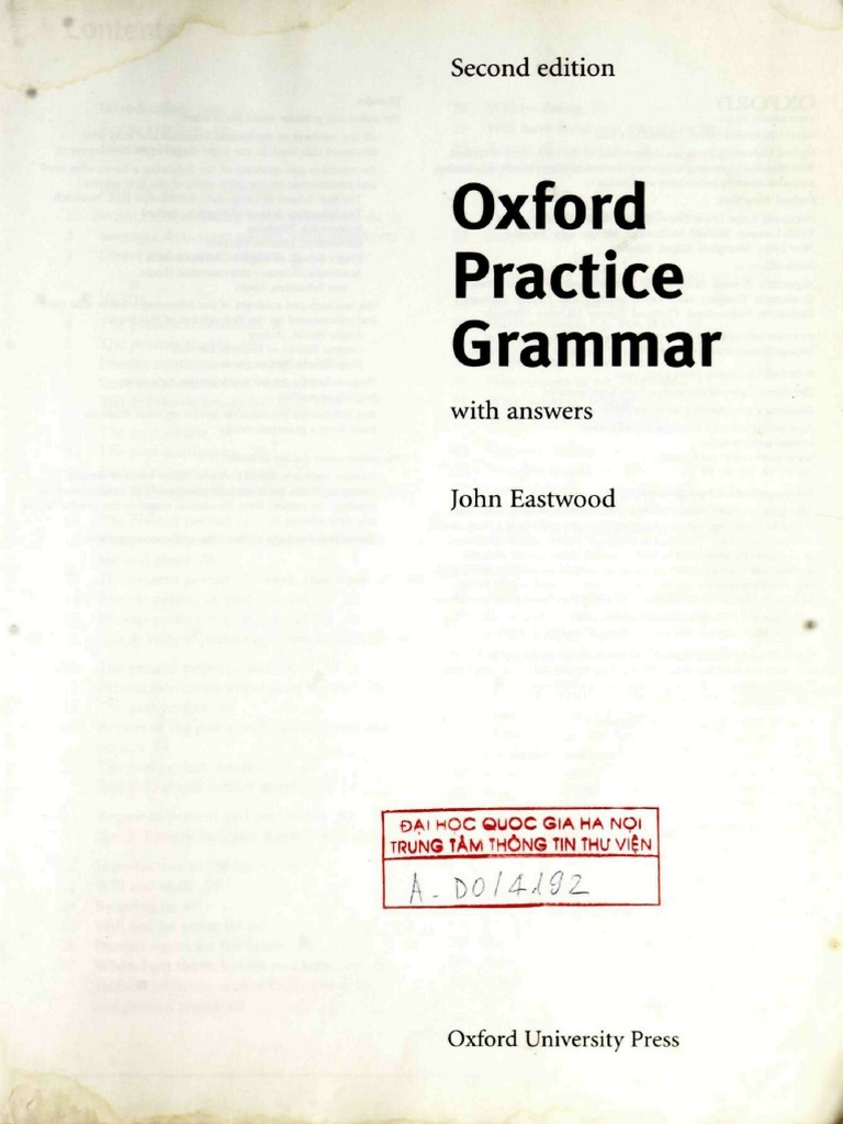 Oxford Practice Grammar: Second Edition | PDF | Perfect (Grammar) | Verb