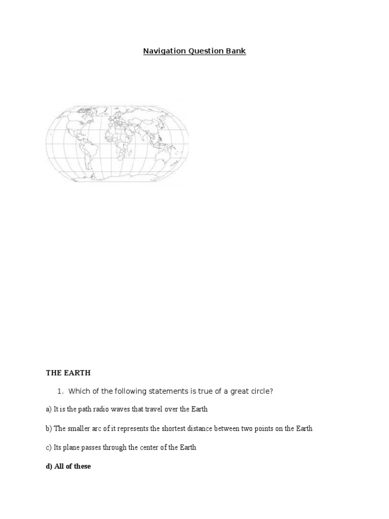 Navigation Questions | PDF | Compass | Sunset