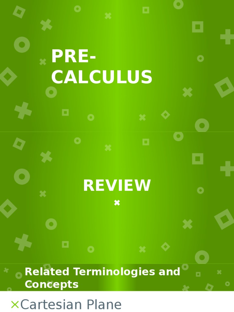 Pre-Calculus Circles | PDF