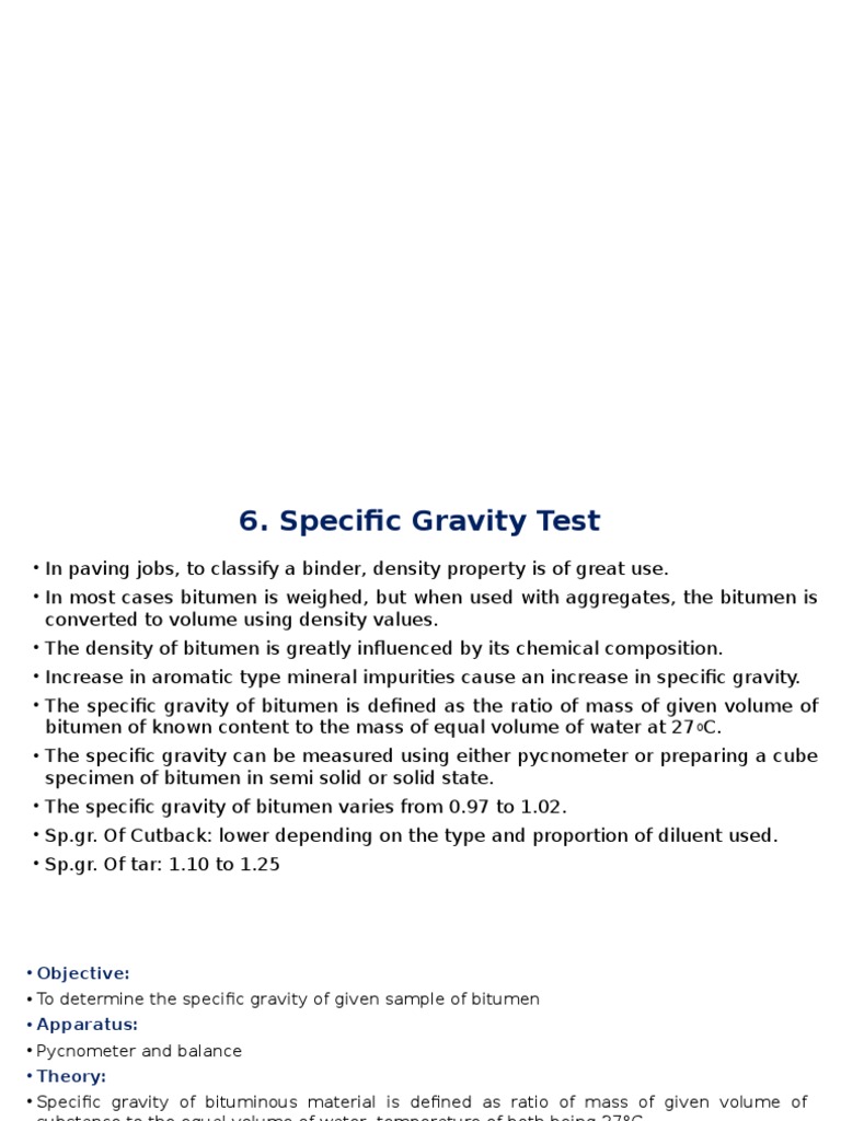 Bitumen Test Remaining 073 | PDF | Asphalt | Density