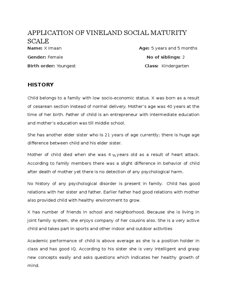 VSMS Procedure For Practical | PDF | Socialization | Self Help