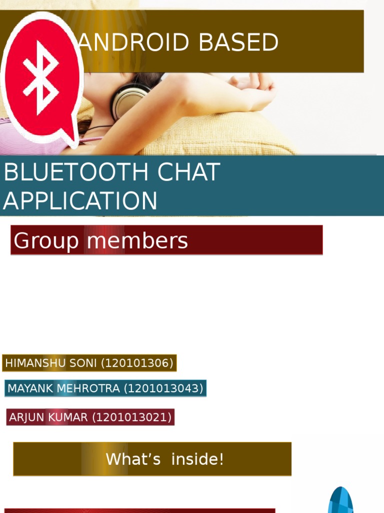 Bluetooth Chat Application | PDF | Android (Operating System) | Bluetooth