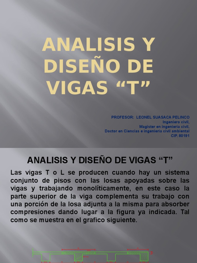 Diseño de Vigas T | PDF | Science | Ingeniería