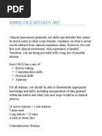 Fall History OSCE Checklist Geeky Medics | PDF | Patient | Medicine