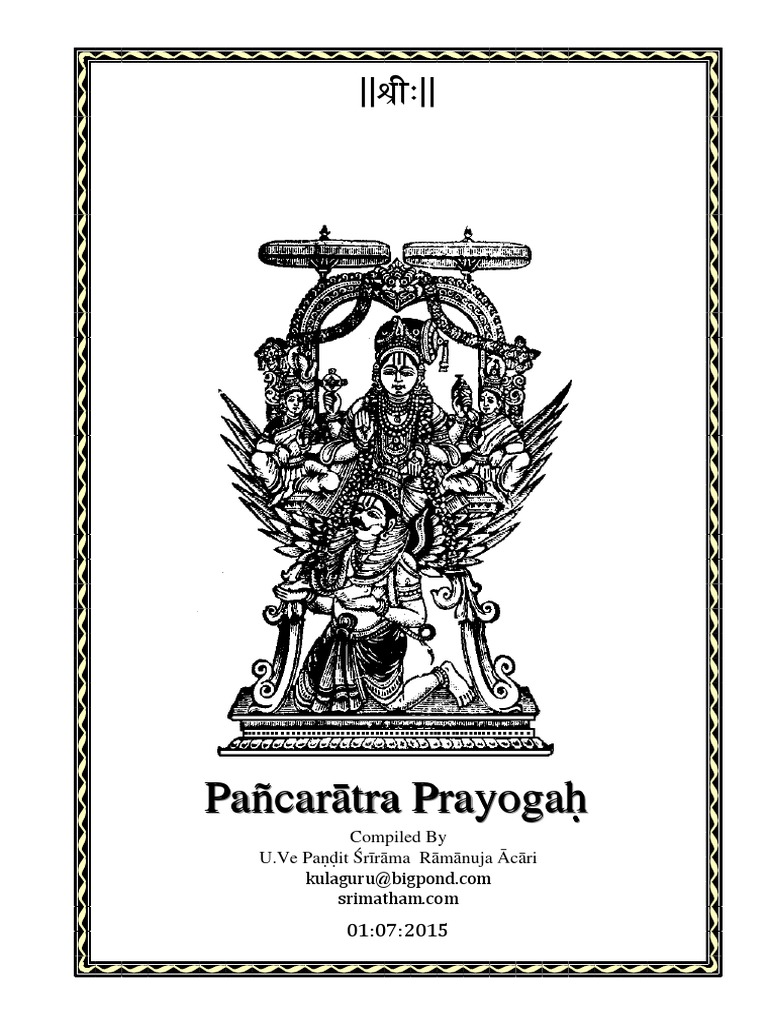 Pancharatra Prayoga | PDF | Vishnu | Hindu Philosophy
