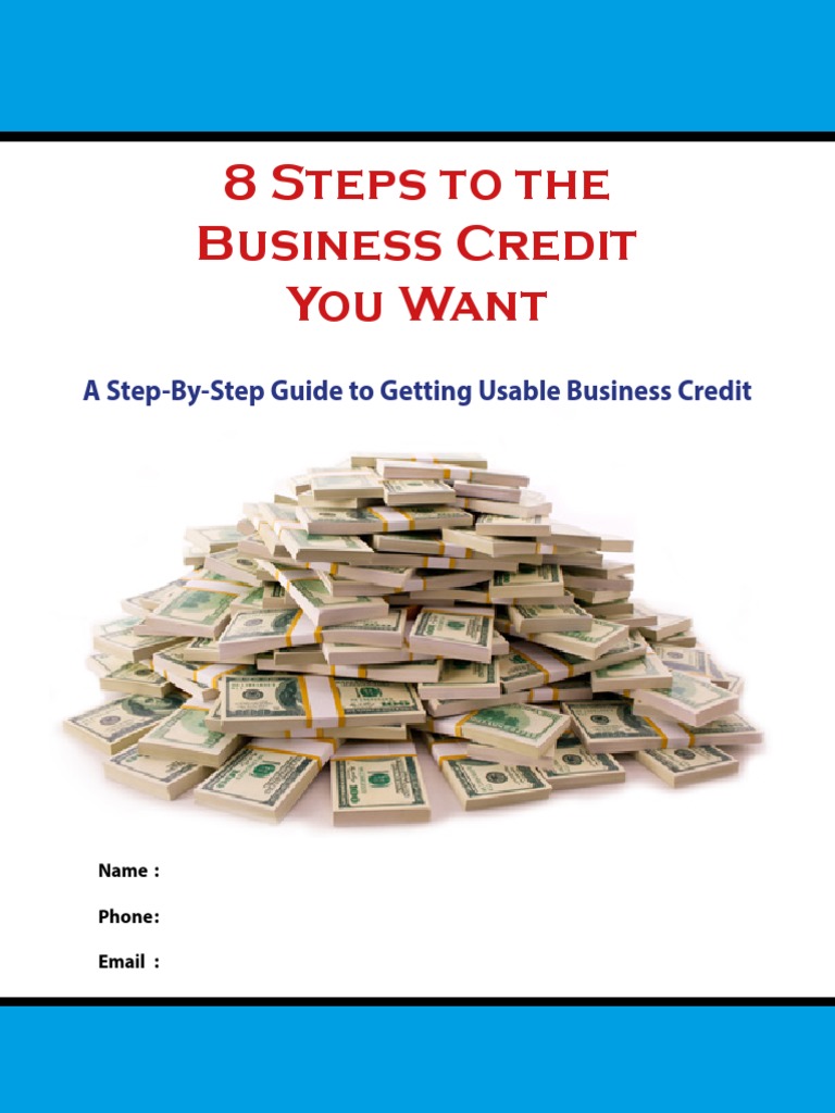 8 Steps To The Biz Credit You Want | PDF | Credit Card | Credit Score