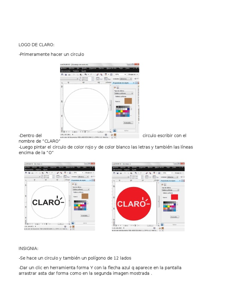 Diseño del Logo de Claro | PDF | Color | Point and Click