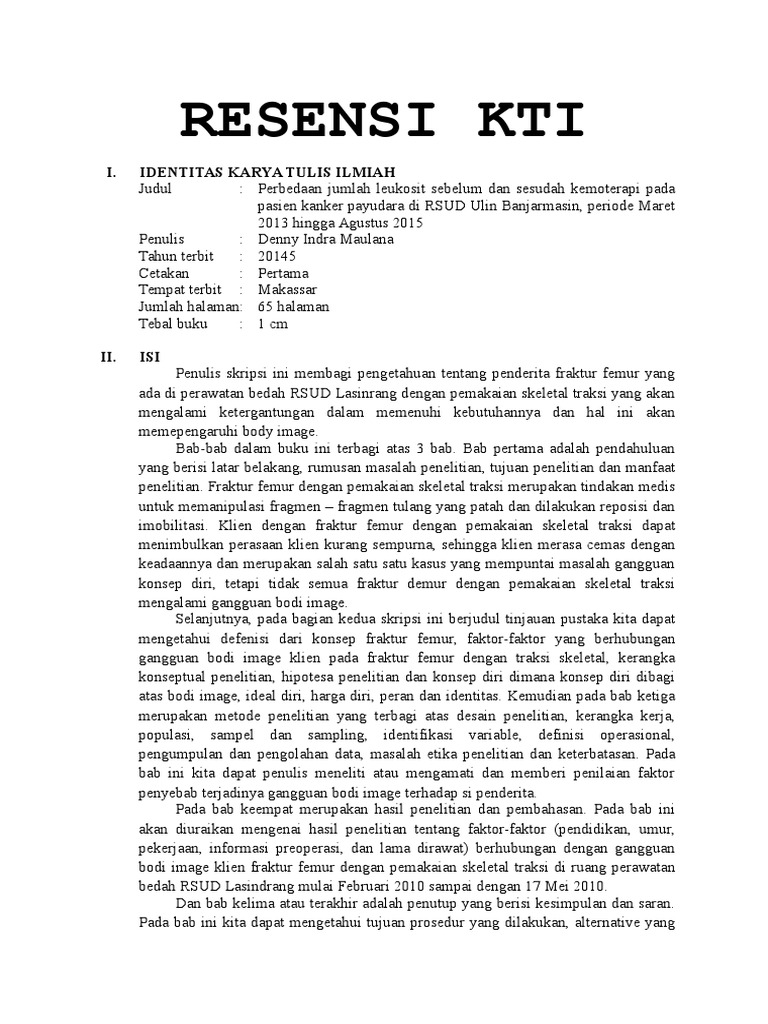 Contoh Resensi | PDF