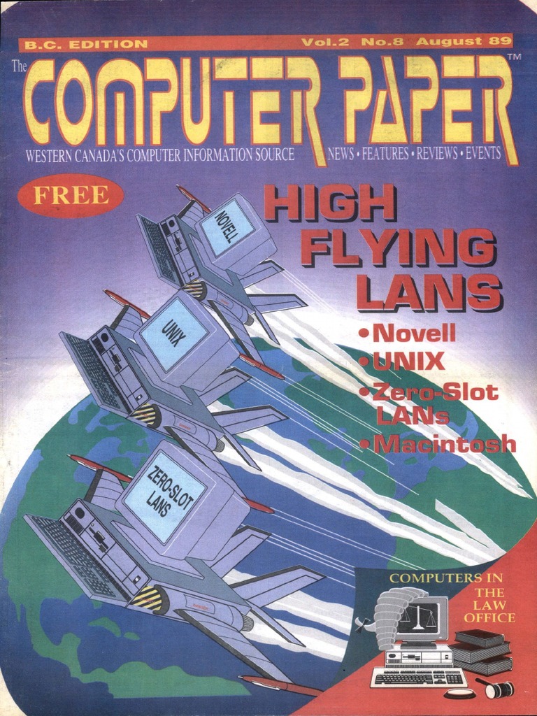 1989-08 The Computer Paper - BC Edition | PDF | Apple Inc. | Macintosh