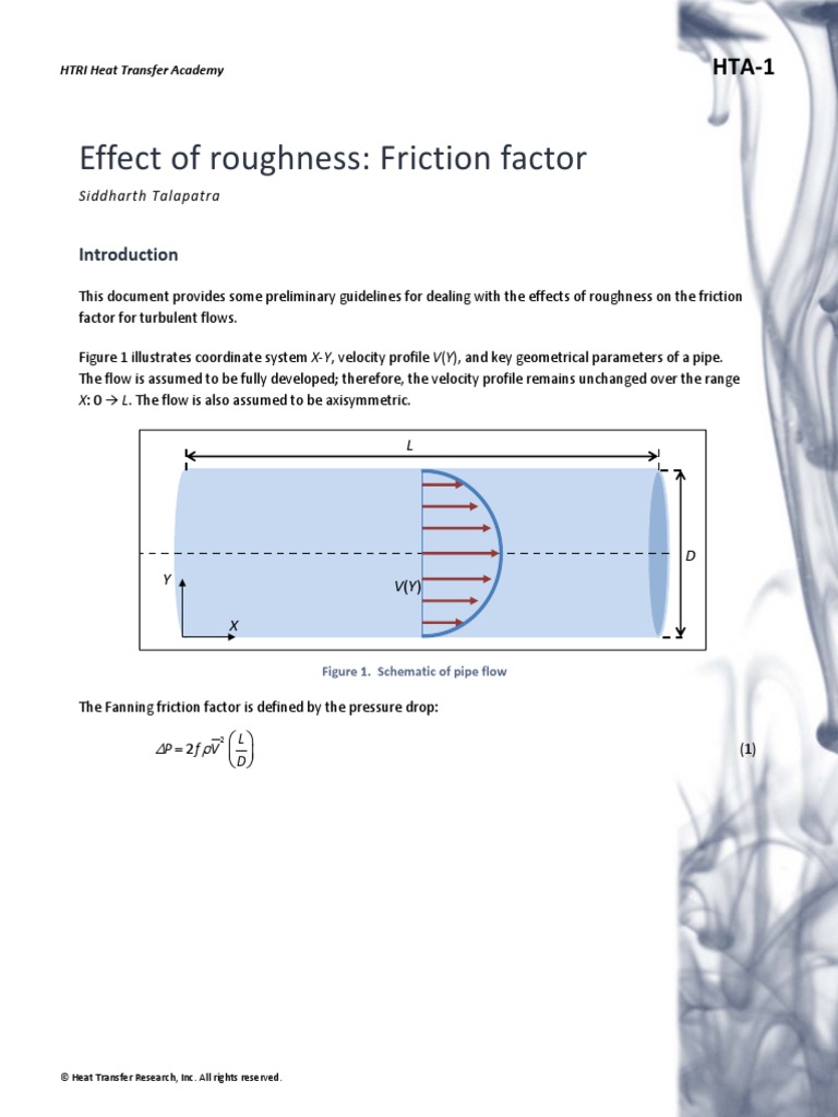 Effect Of Roughness Friction Factor Pdf Boundary Layer Surface Roughness