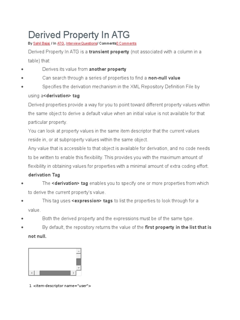 Understanding Transient Derived Properties | PDF | Computers ...