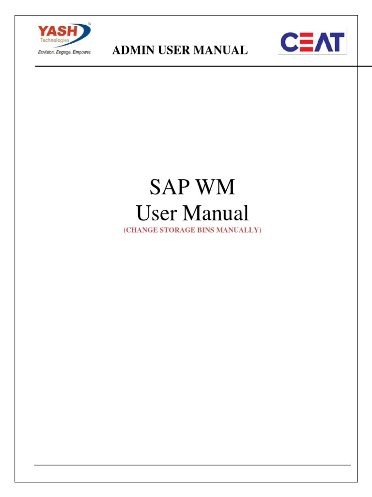 Admin WMS User Manual LS02n Change Storage Bins Manually | PDF