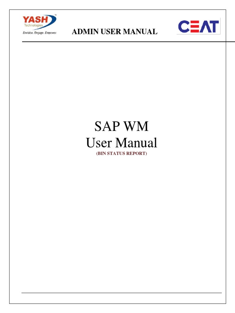 SAP LX03 Bin Status Report Guide | PDF | Software | Business Process