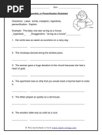 Assonance Worksheet | PDF | Linguistics | Poetry