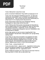 100 Tula para Kay Stella Script Final | PDF
