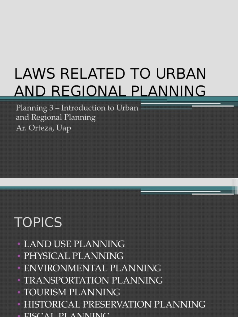 Planning Laws | PDF | Tourism | Property