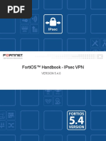 Technical Note: Fortios V4.0 Mr3 L2Tp/Ipsec and Windows7 With PSK | PDF ...