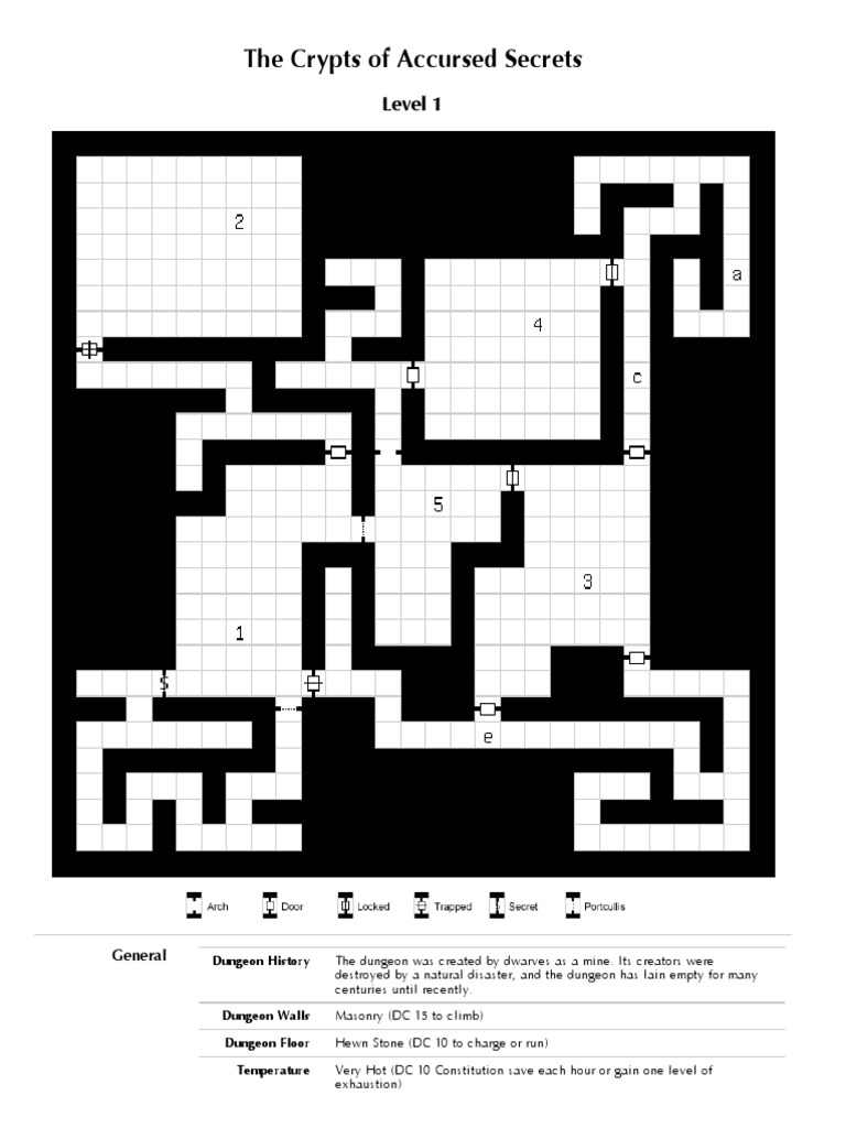 The Crypts of Accursed Secrets 01 | PDF | Dungeons & Dragons | Leisure