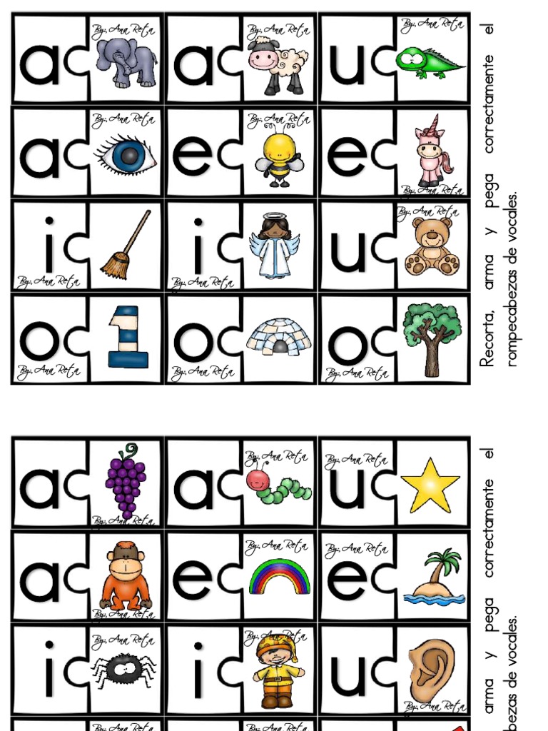 Rompecabezas Vocales