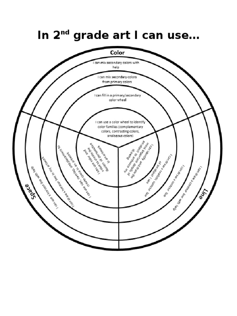 2nd Grade Printable Target | PDF