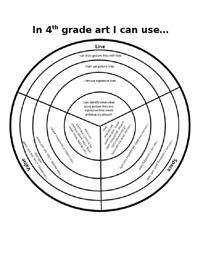 4th Grade Printable Target | PDF