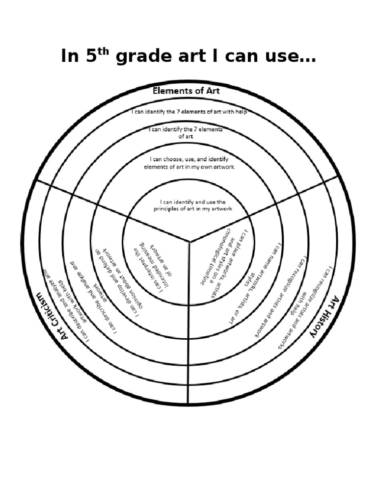 5th Grade Printable Target | PDF
