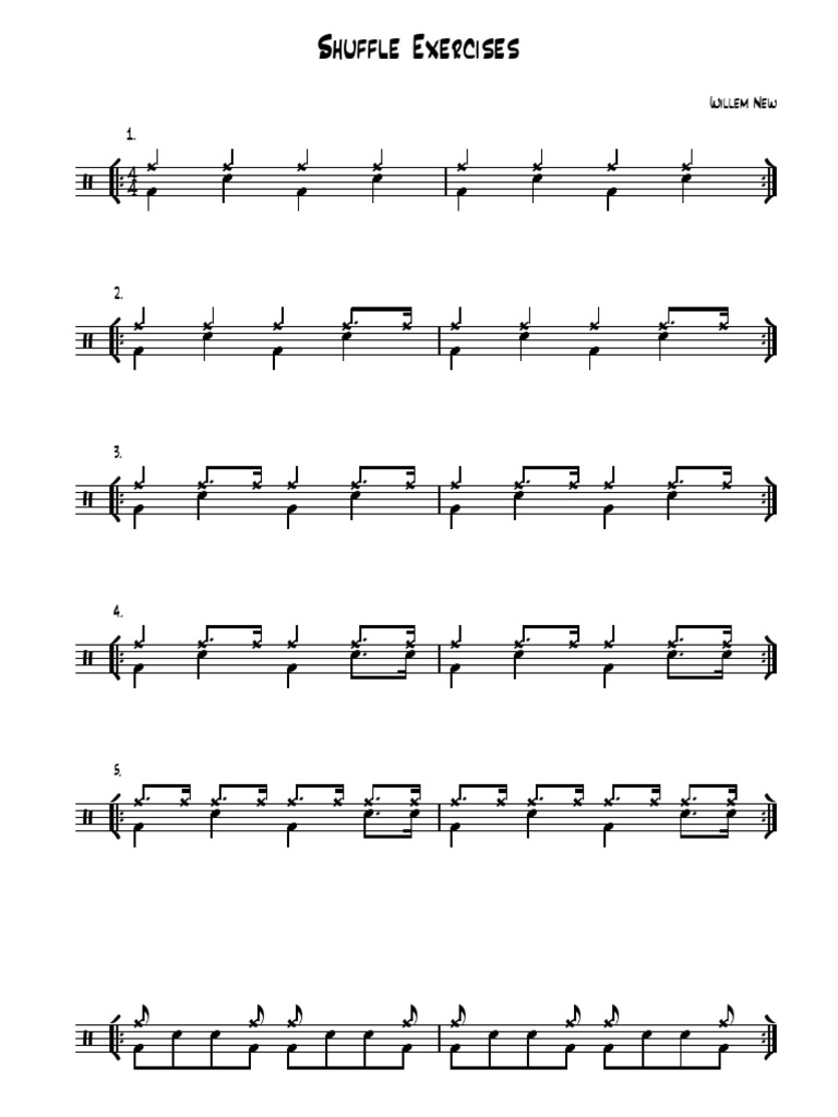 Shuffle Exercises Guide | PDF