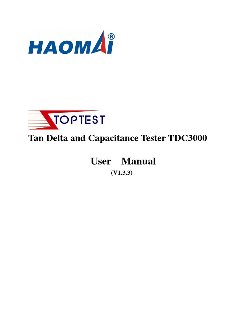 Electrical Testing Equipment Guide | PDF | Capacitor | Electrical Connector