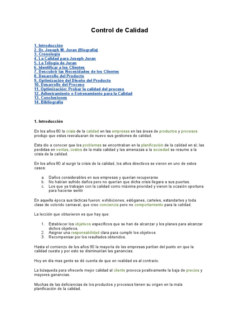 Manual De Control De Calidad Pdf Juran - monkeysheavenly