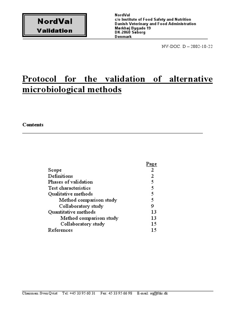 Validation Protocol | Sensitivity And Specificity | Accuracy And Precision