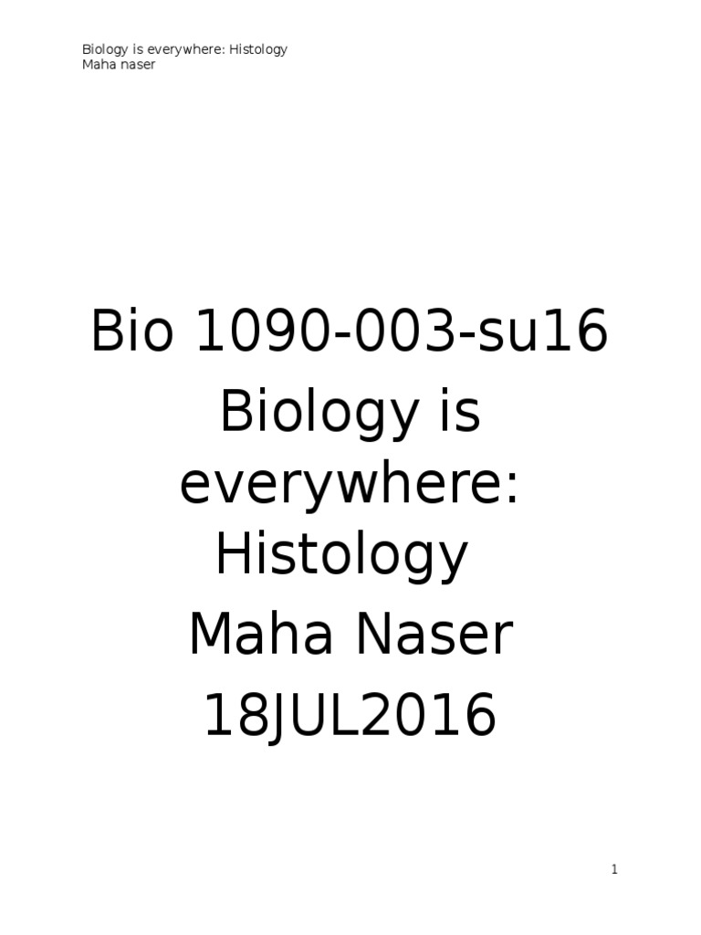 Maha Final Paper | PDF | Histology | Optics