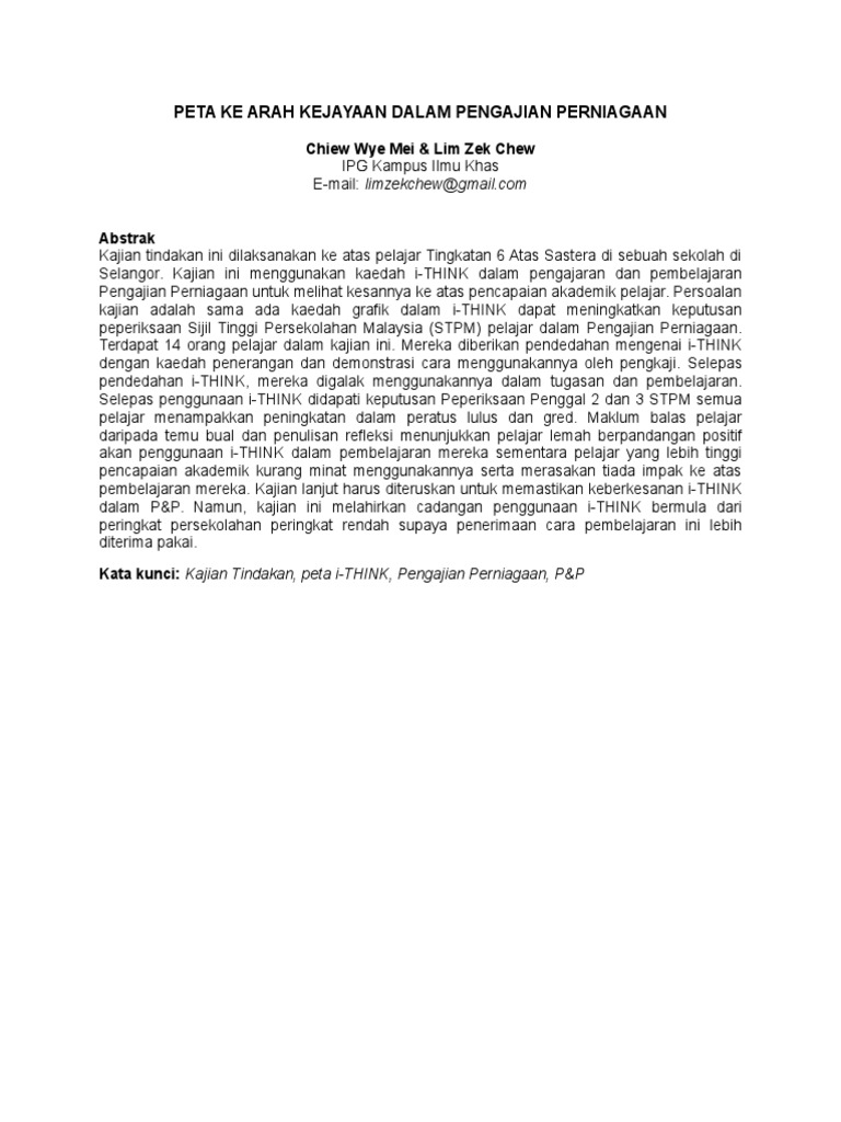 Chiew Wye Mei Lim Zek Chew 1 | PDF