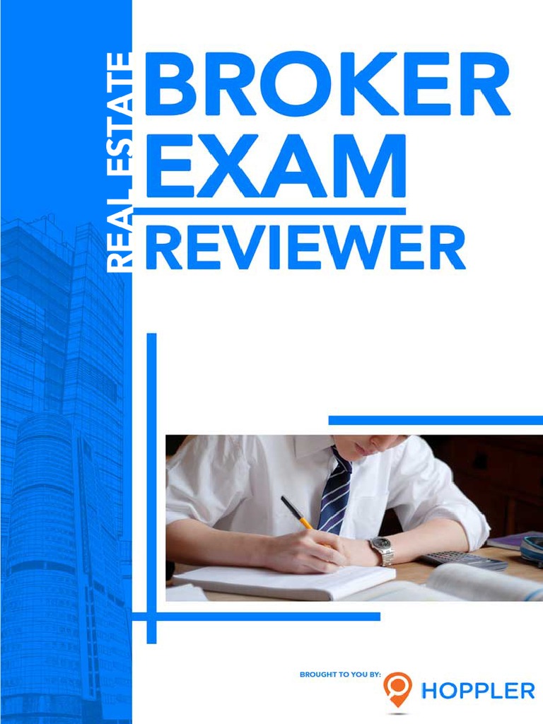 Hoppler Real Estate Broker Exam Guide | PDF | Law