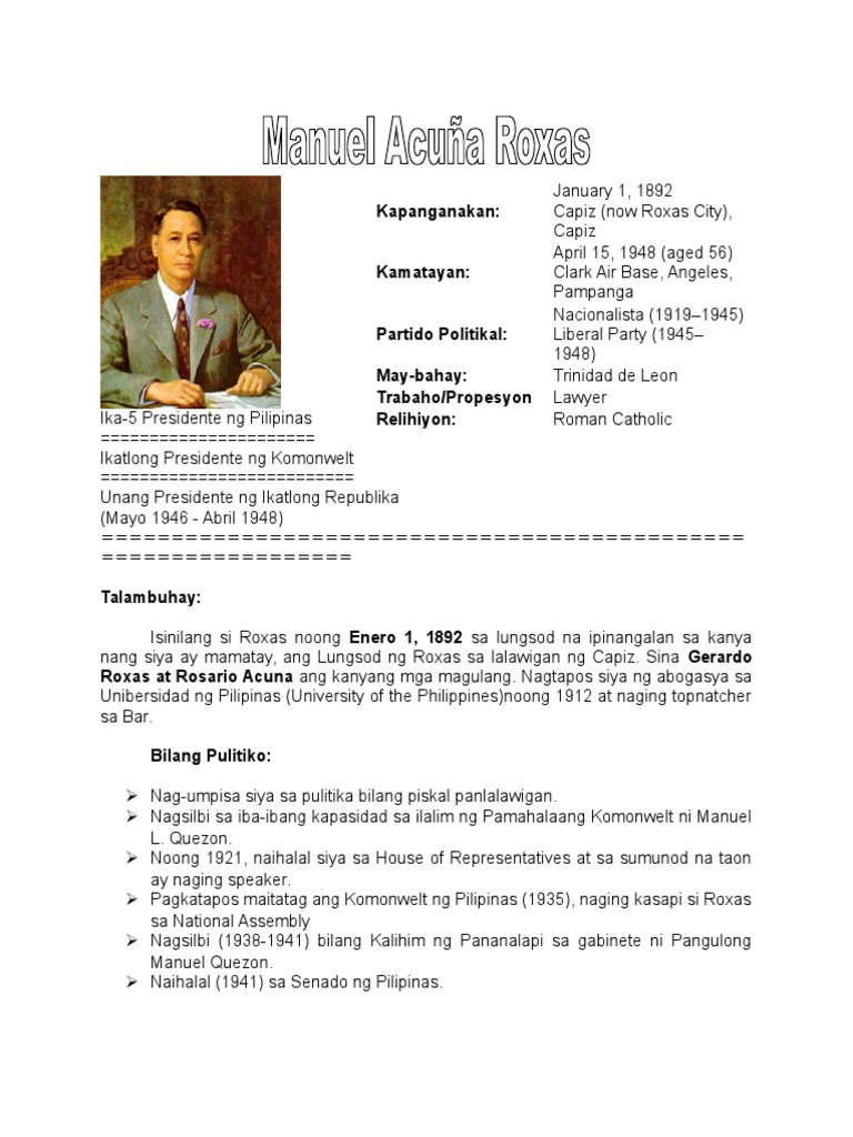 List of The Philippine Presidents | PDF
