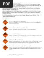 IMDG Code Segregation Guide | PDF | Dangerous Goods | Working Conditions