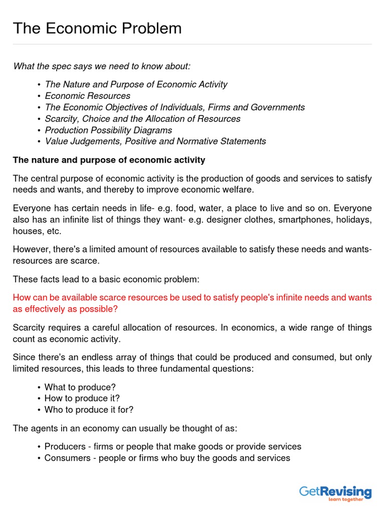 The Economic Conflict | PDF | Profit (Economics) | Economics