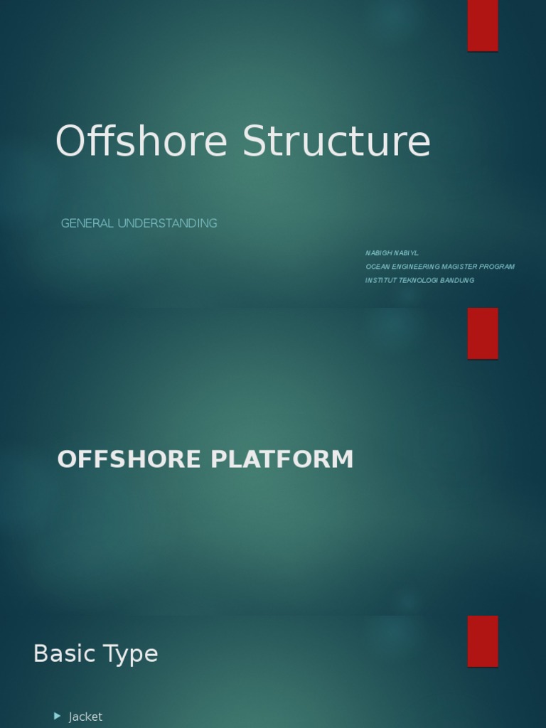 Offshore Structure | PDF