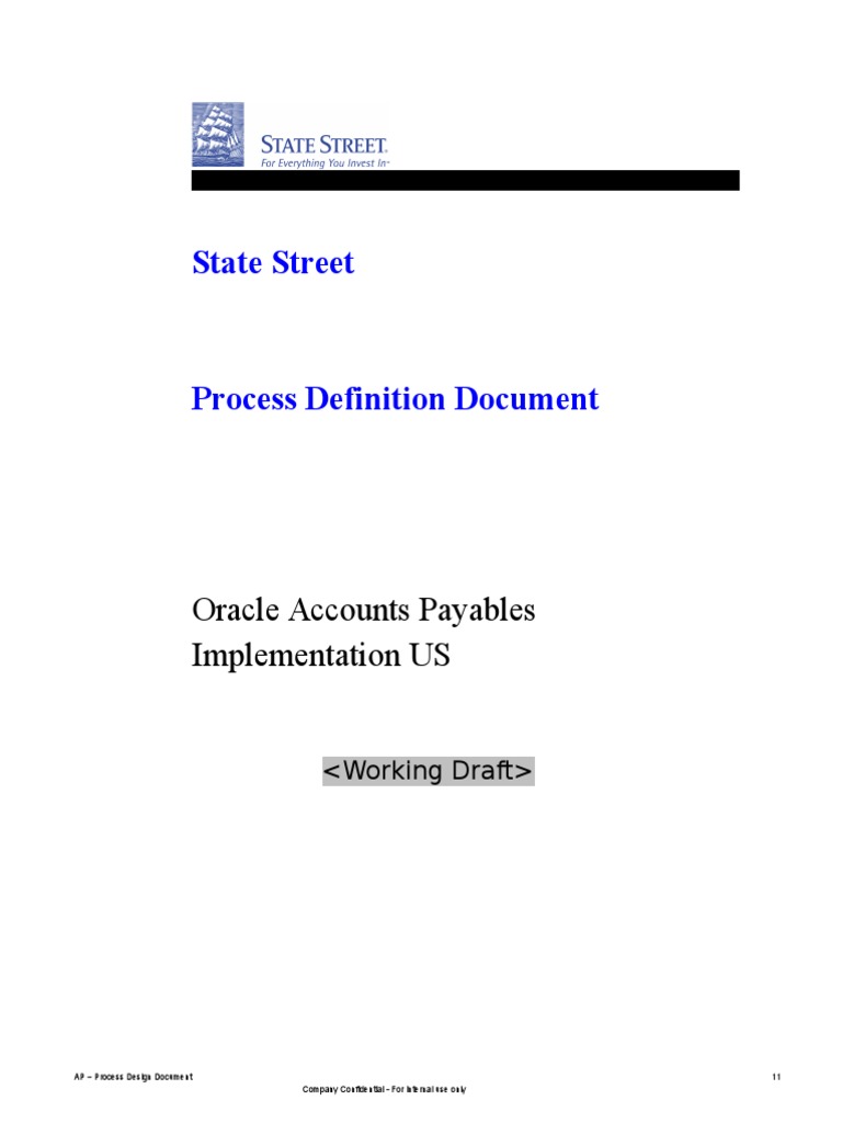 Design AP Process Definition Document 1.2 | PDF | Accounts Payable ...