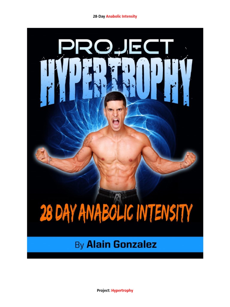 28 Day Anabolic Intensity | PDF | Muscle Hypertrophy | Physical Exercise