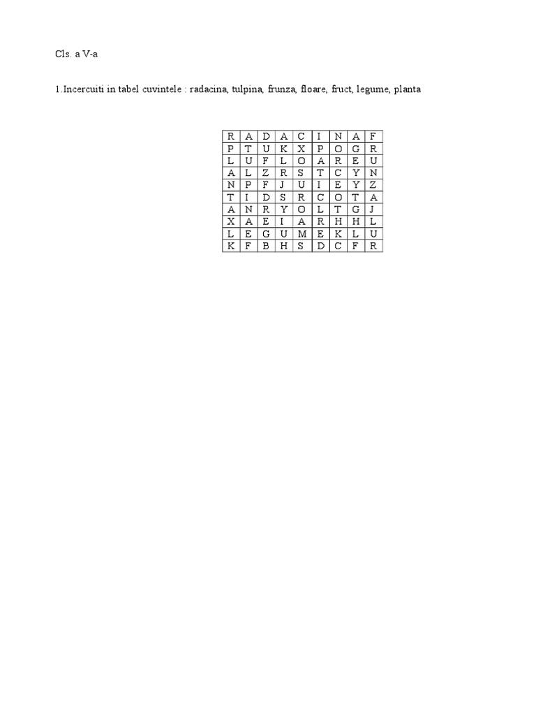 Joc Didactic | PDF | Language Arts & Discipline