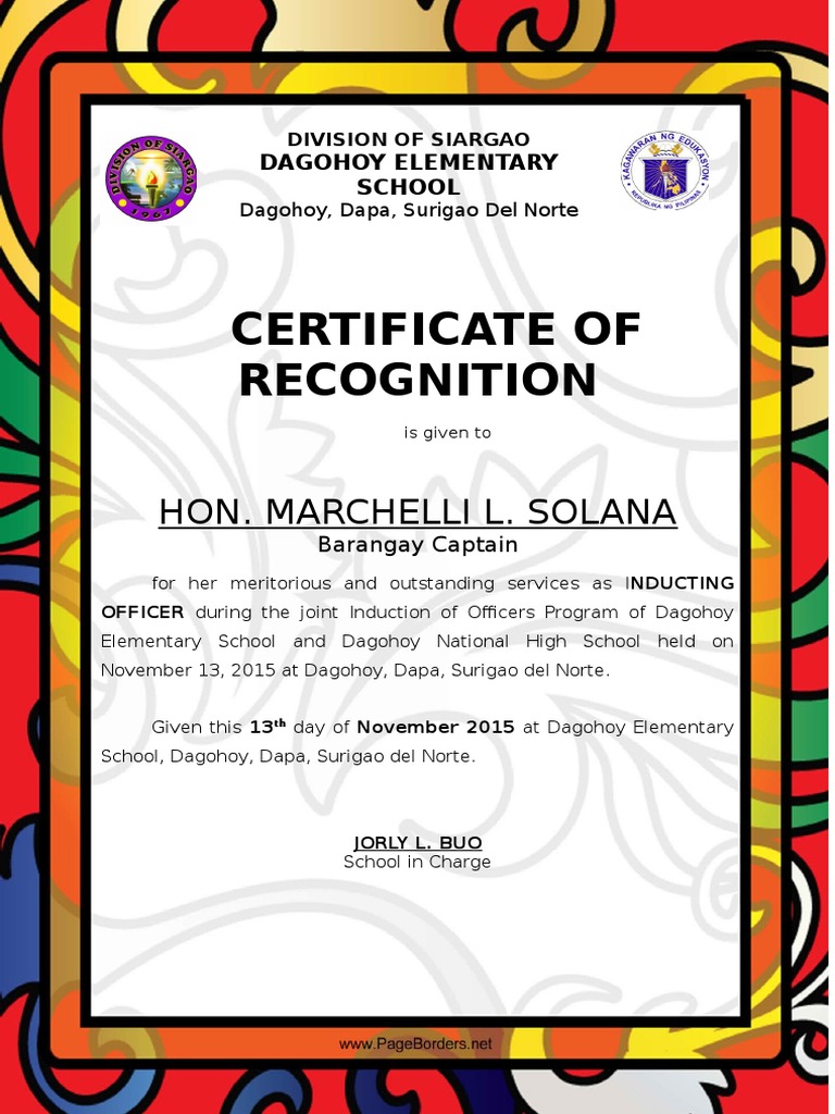 LGU Certificate