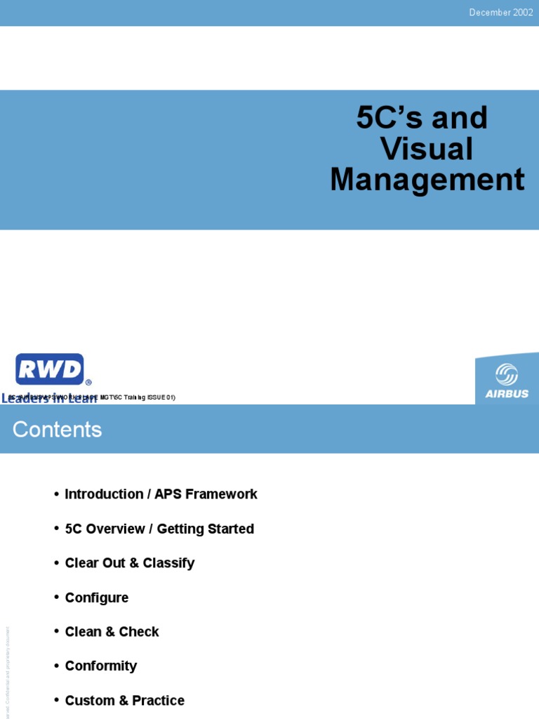 5S & Visual Management | PDF | Lean Manufacturing